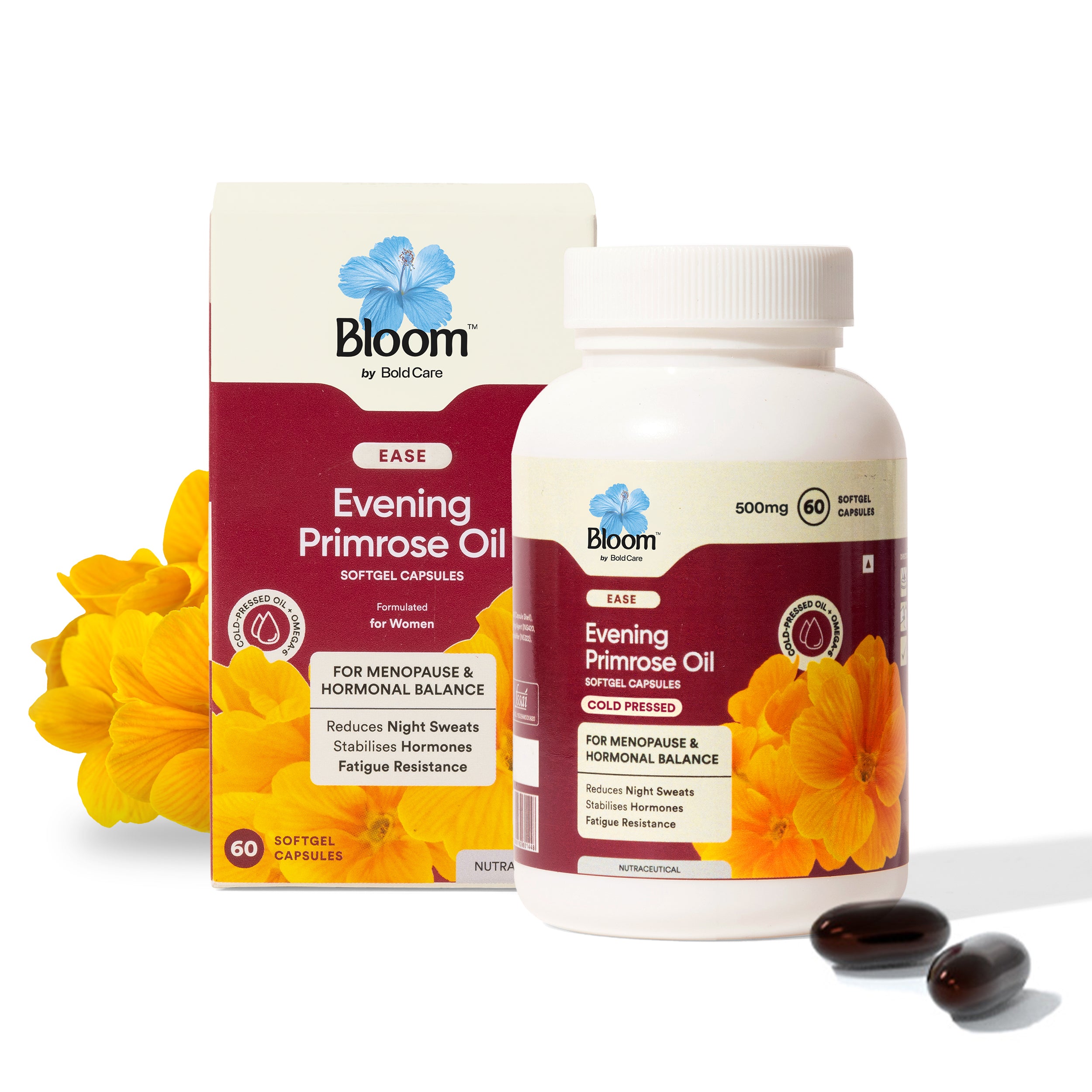 Buy Evening Primrose Oil Softgel Capsules (60 capsules) | Bloom