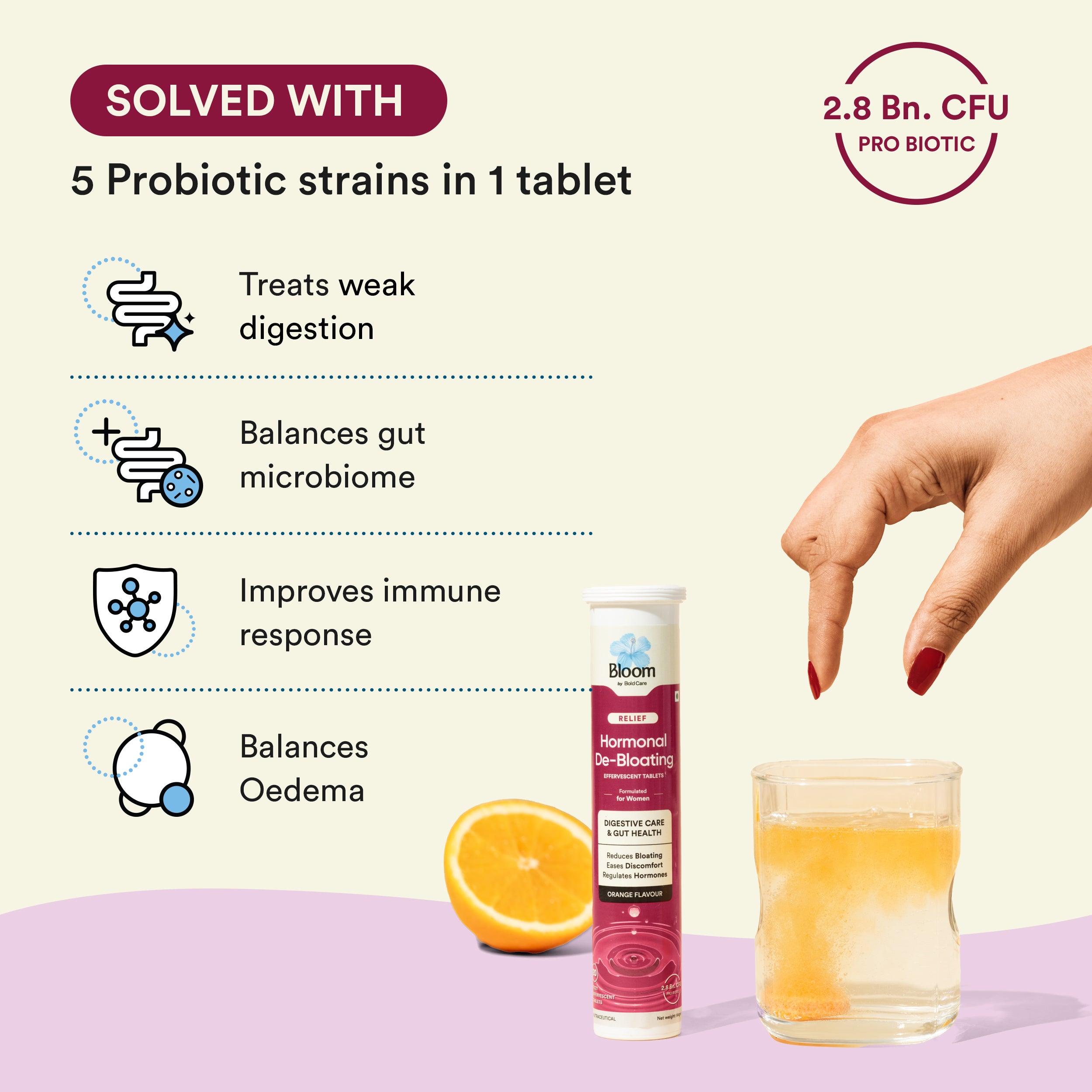 Buy Menopause Probiotic - Hormonal Bloating (30 Tablets) | Bloom