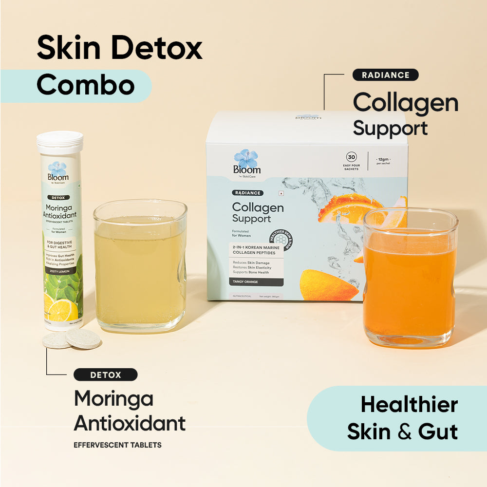 Buy Skin Detox Combo | With Collagen Powder & Moringa | Bloom
