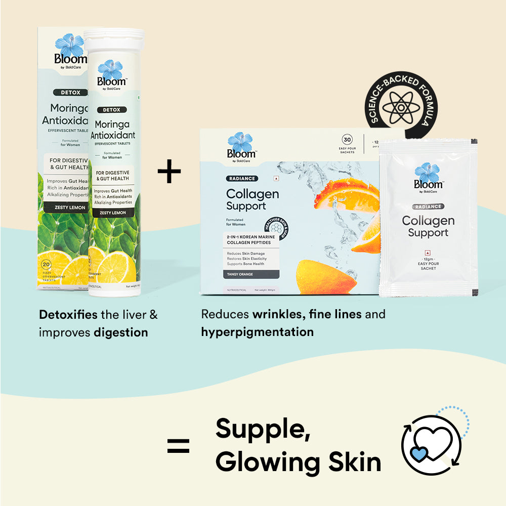Buy Skin Detox Combo | With Collagen Powder & Moringa | Bloom