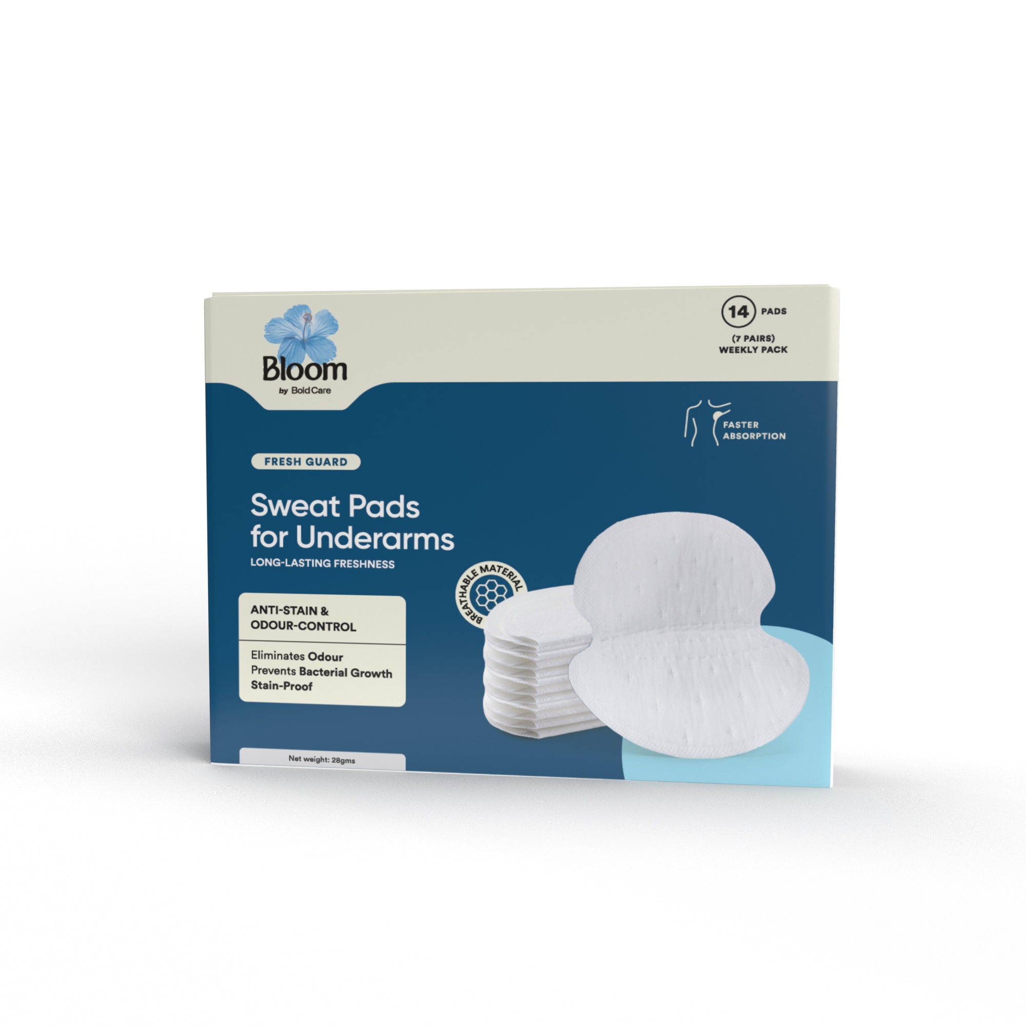 Buy Bloom Underarm Sweat Pads (7 pairs) | Reduced Sweat Stains