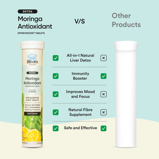 Buy Moringa Effervescent Tablets (20 Tablets) | Gut Detox | Bloom